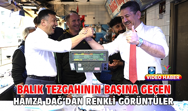 BALIK TEZGAHININ BAŞINA GEÇEN HAMZA DAĞ’DAN RENKLİ GÖRÜNTÜLER - GÜNDEM ...